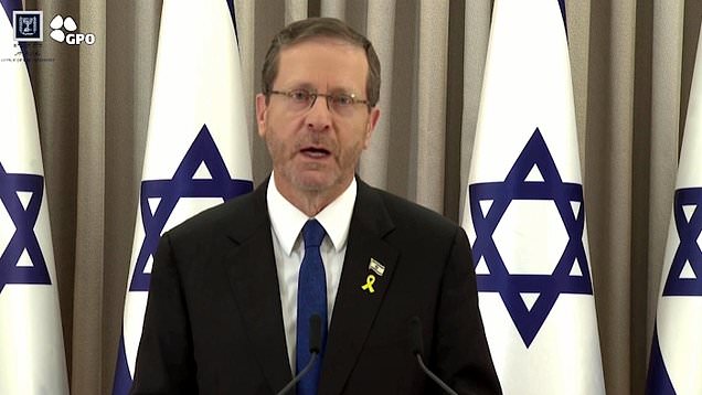 Israel's president says Gaza ceasefire deal is 'the right move'