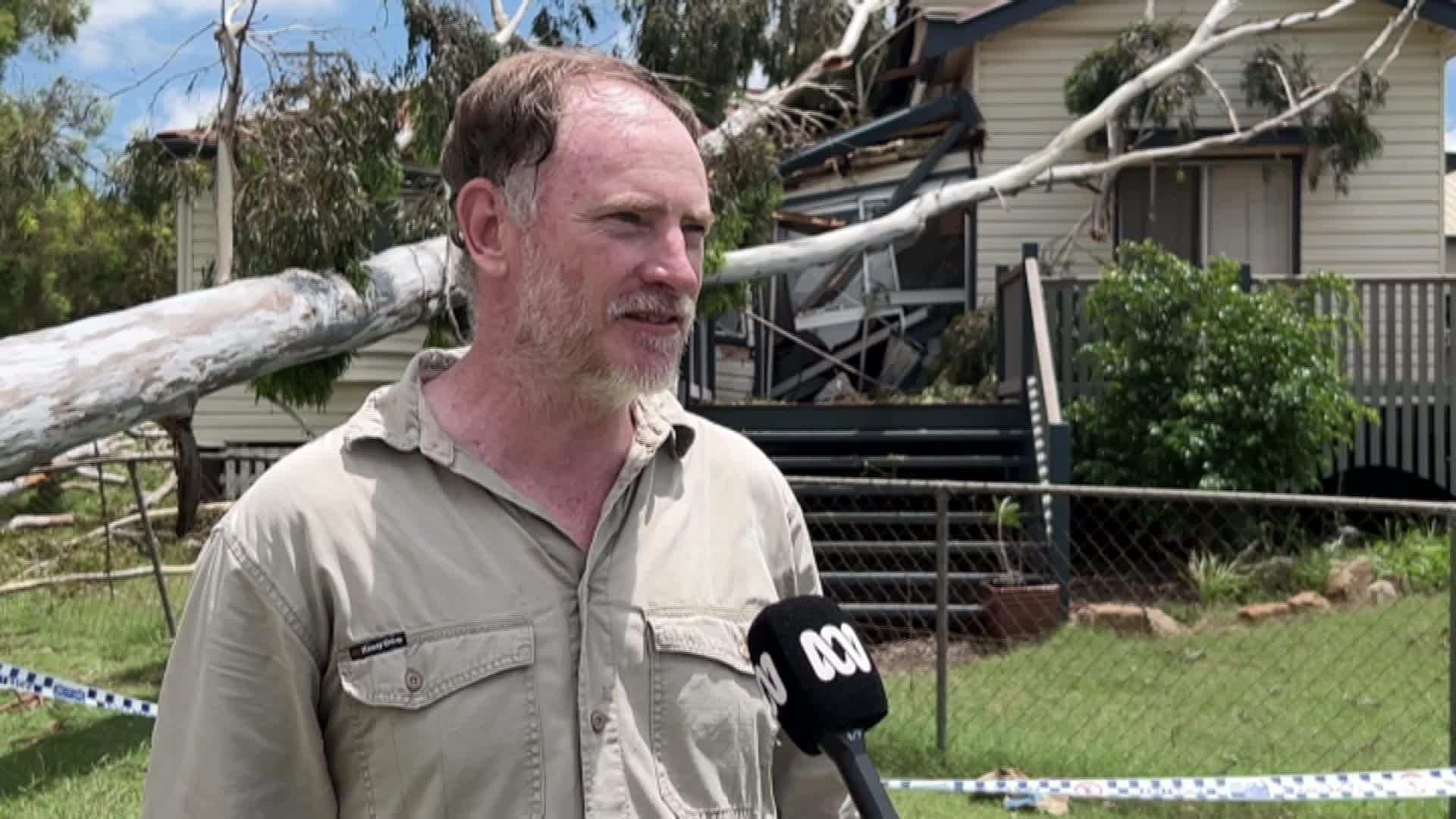 Giant hail, strong wind gusts lash parts of Queensland amid outback ...