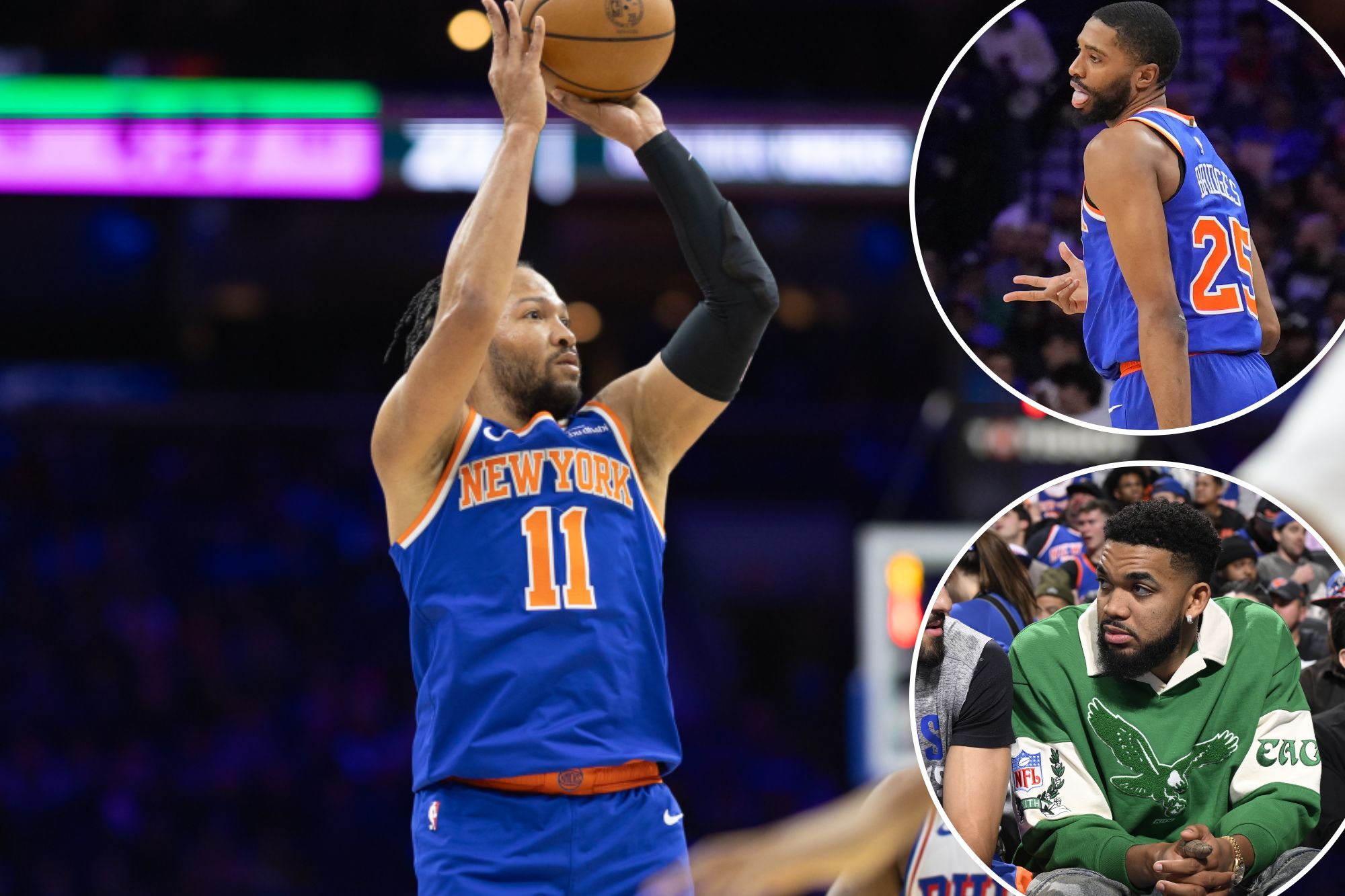 Knicks survive blowing big lead in OT win over 76ers without injured ...