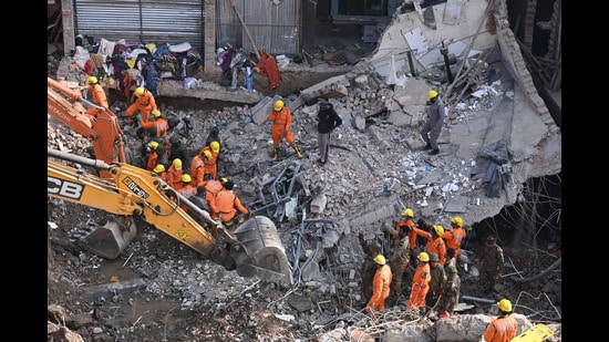Sohana building collapse: preliminary probe pins blame on Mohali MC, owners