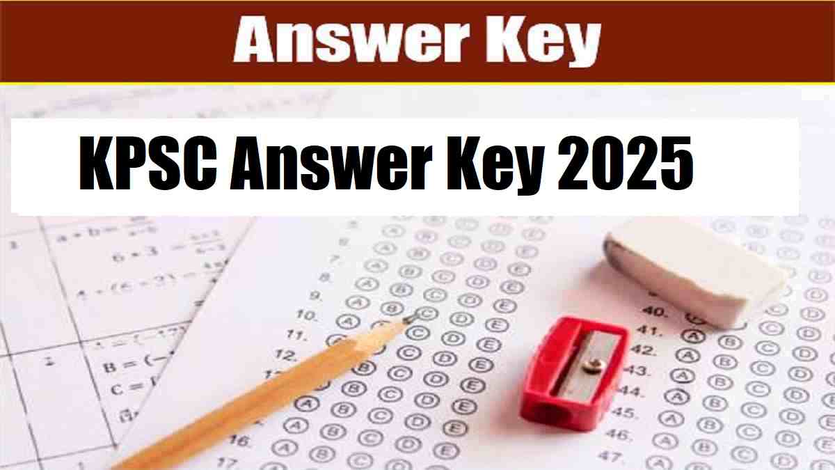 KPSC Answer Key 2025 Out at kpsc.kar.nic.in: Here's Direct Link to ...