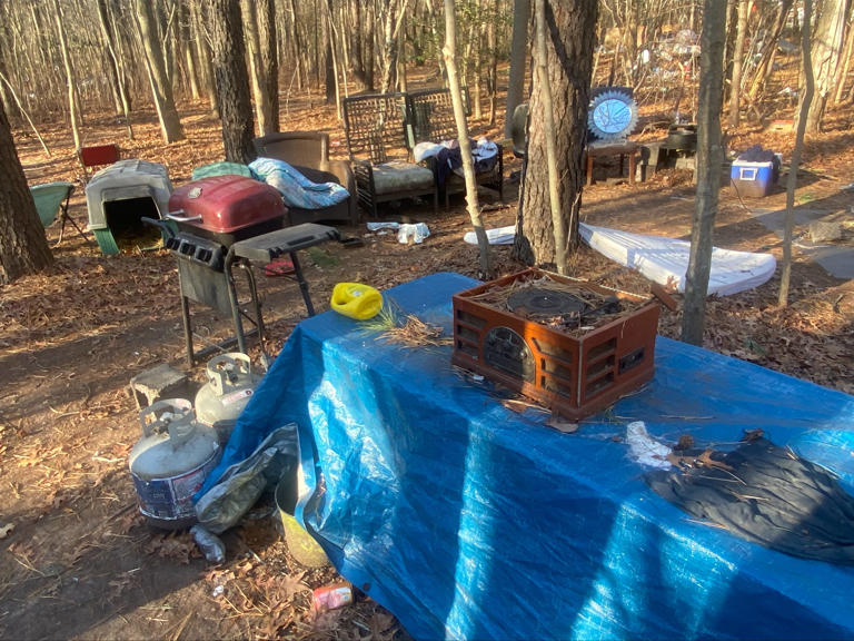 Dead man found in woods at recently closed Neptune homeless camp