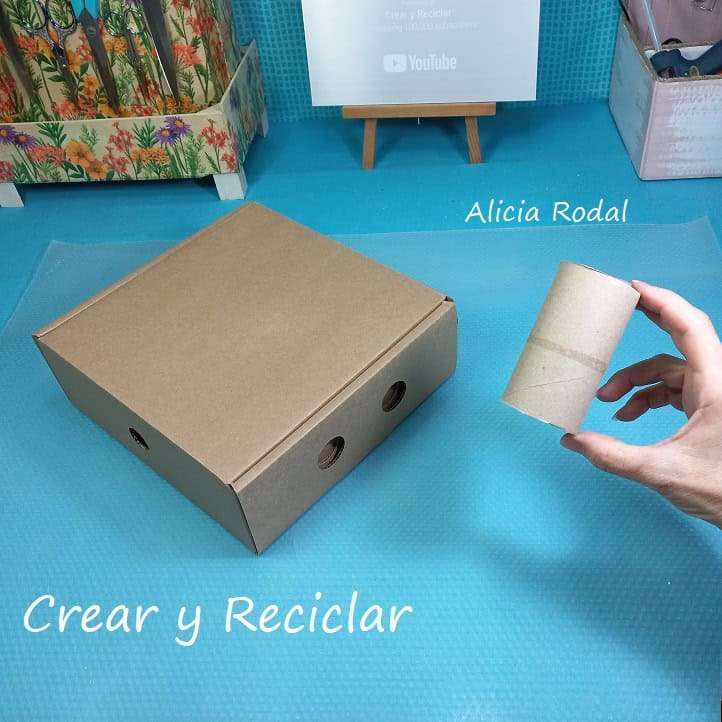 DIY Tutorial: How to Make a Paper or Cardboard Box and Decorate it with ...