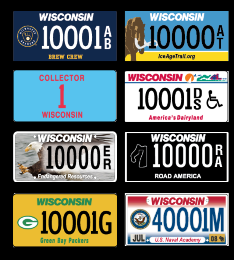 Blackout, retro license plates approved in Wisconsin state budget. When ...