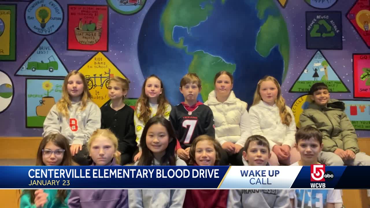 Wake Up Call from Centerville Elementary Blood Drive