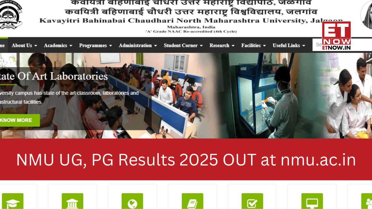 NMU Result 2025 OUT at nmu.ac.in; How to download UG, PG marksheet PDF