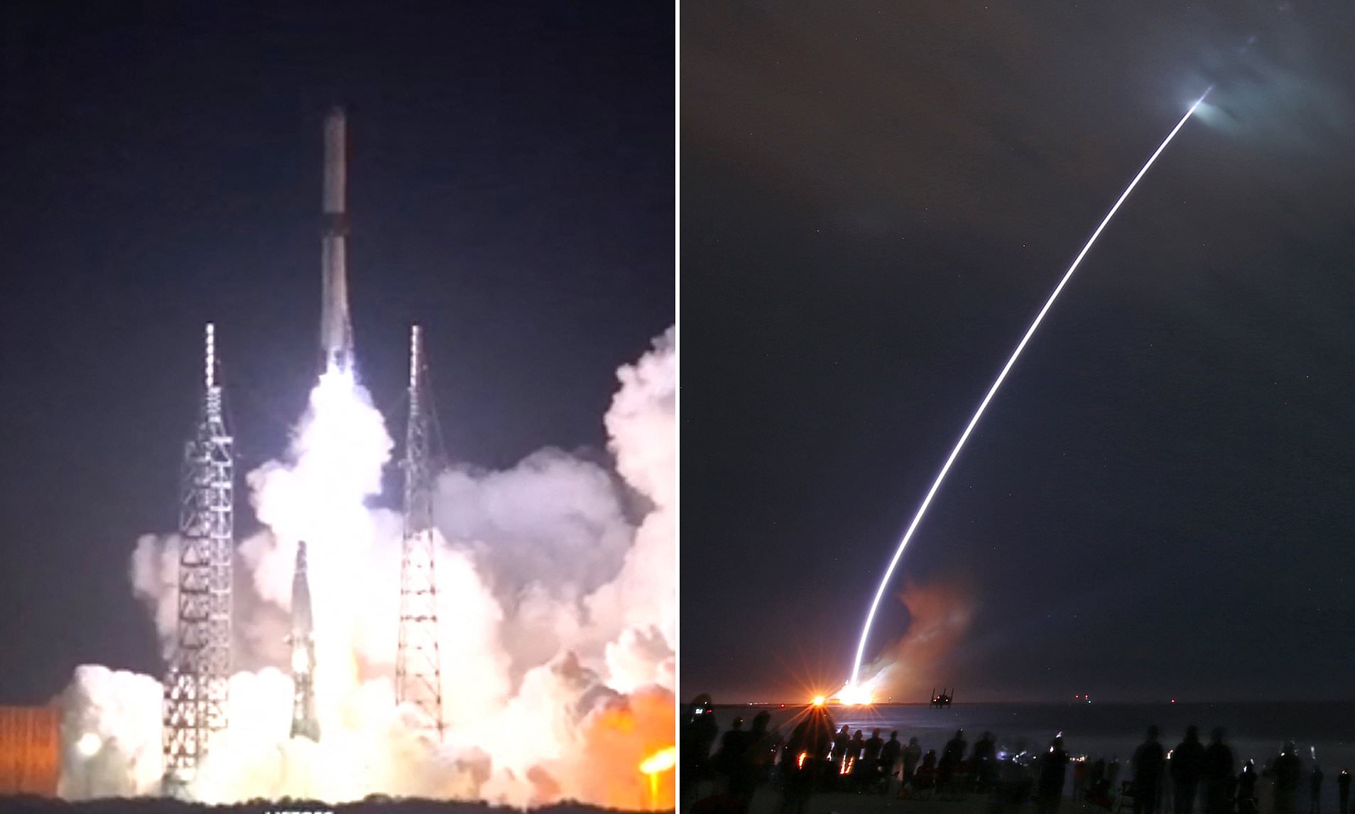 Jeff Bezos' Blue Origin rocket lifts off from Florida on debut mission