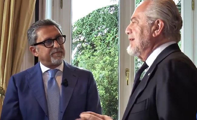 Il Napoli non è in vendita: Alvino spegne le voci sul viaggio di De ...