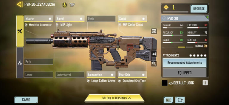 Best HVK-30 Loadout For COD Mobile Season 1 (2025)