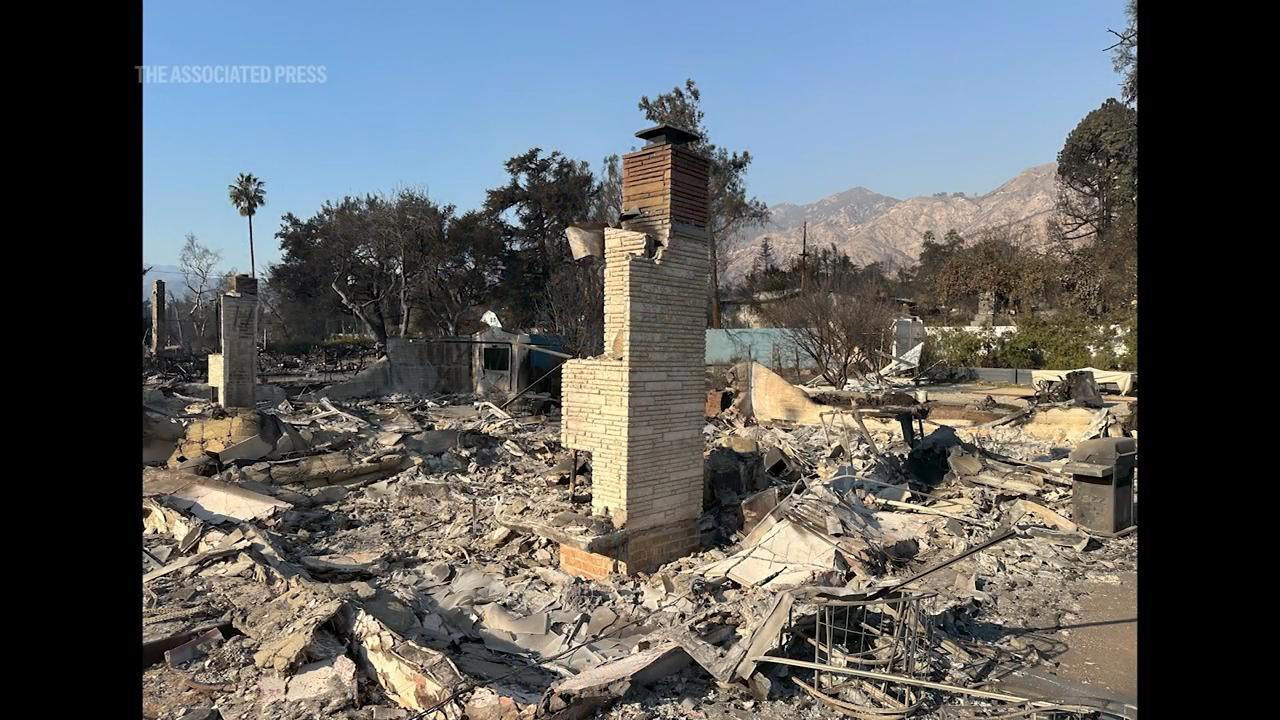 AP journalist visits burned California home for first time AP journalist visits burned California home for first time