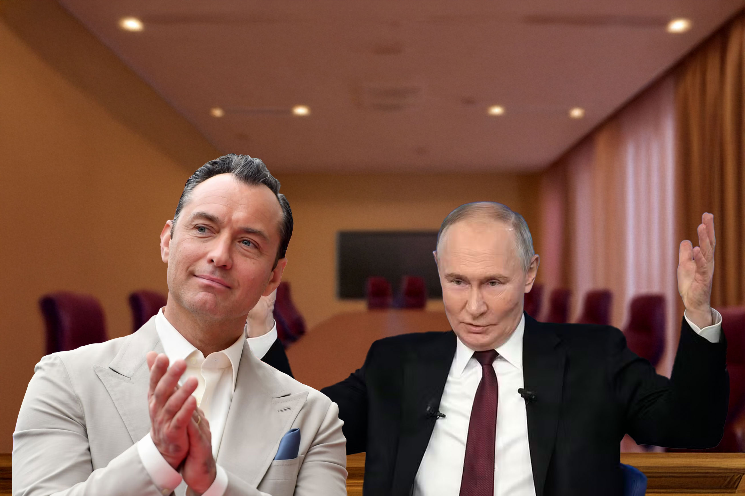 Jude Law Será Vladimir Putin no Cinema em “The Wizard of the Kremlin” 🎥🇷🇺
