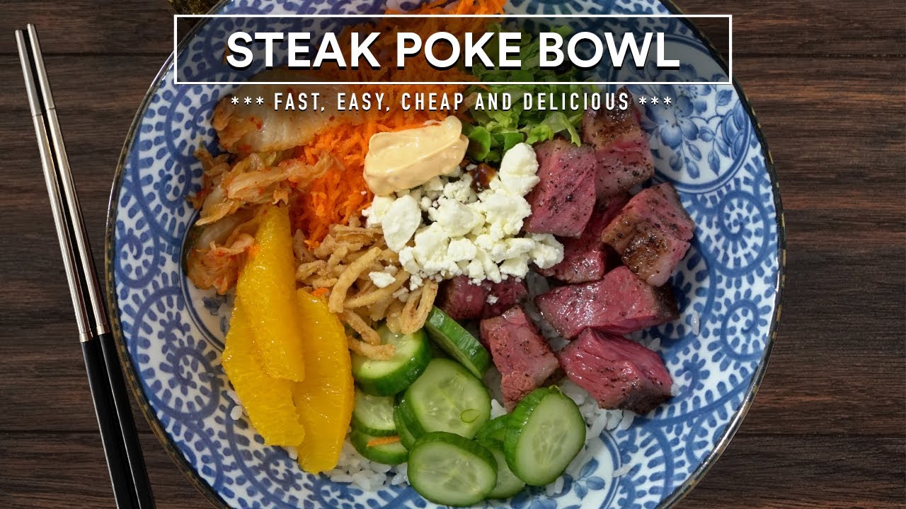 Better Than Chipotle! My FIRE Steak Poke Bowl Recipe