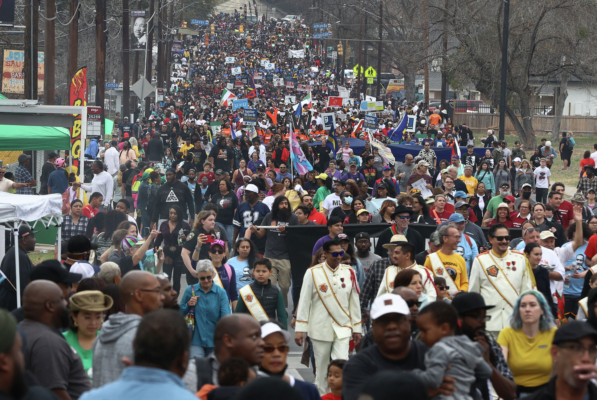 San Antonio's MLK March still on: 'If it's just cold, we're marching.'
