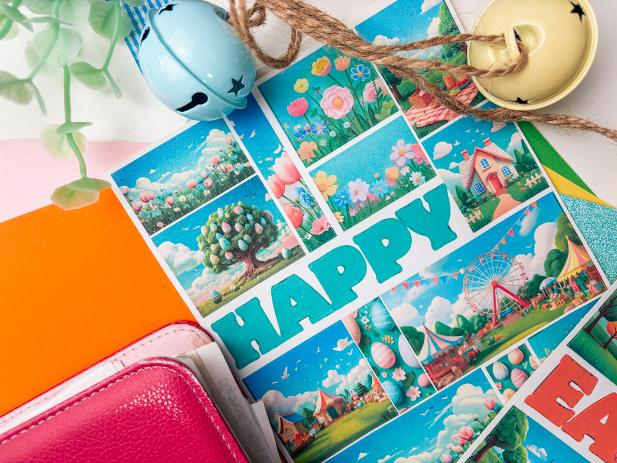 Free Printable Happy Easter Planner And Scrapbooking Stickers