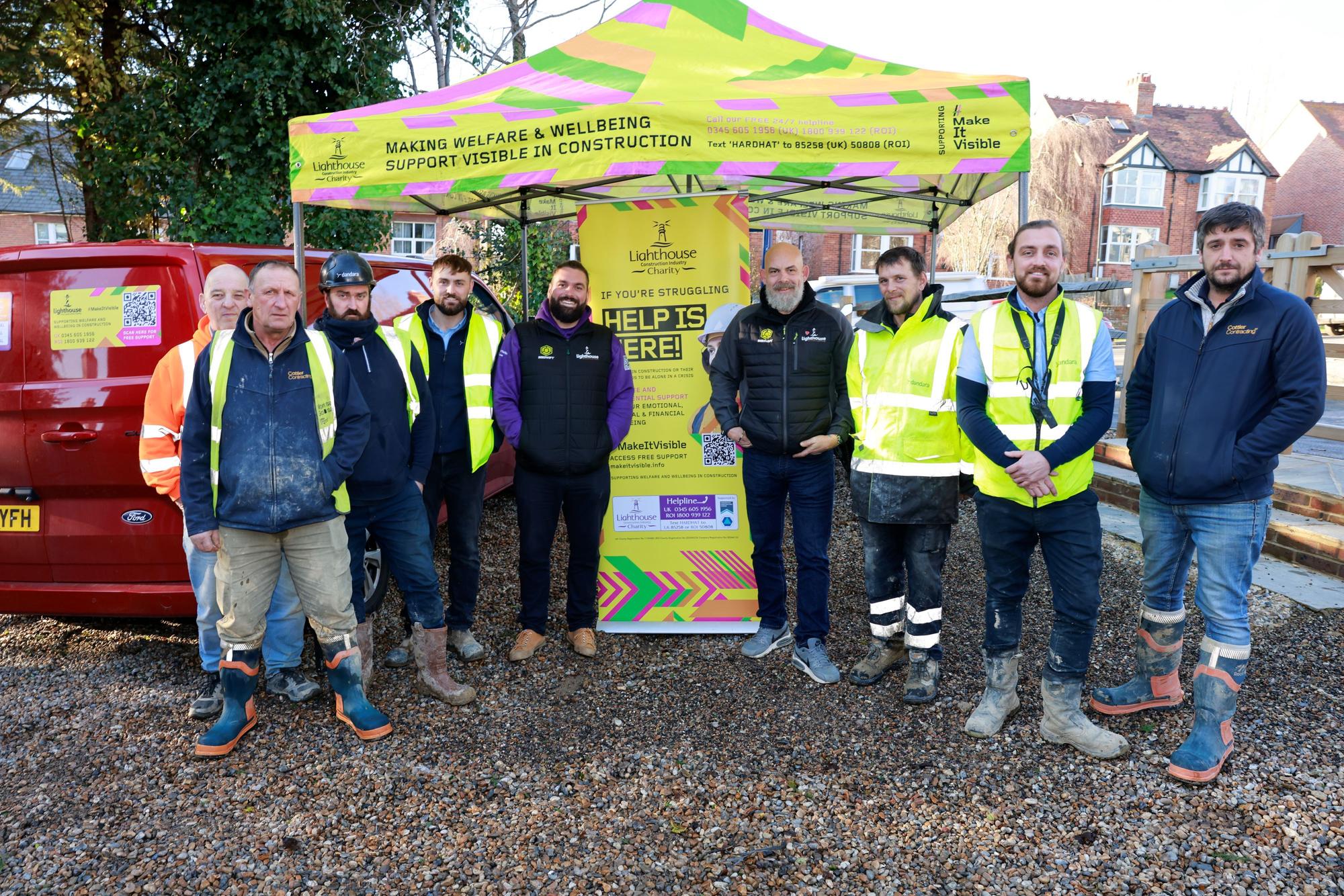 Lighthouse Charity support construction workforce at housebuilder's ...