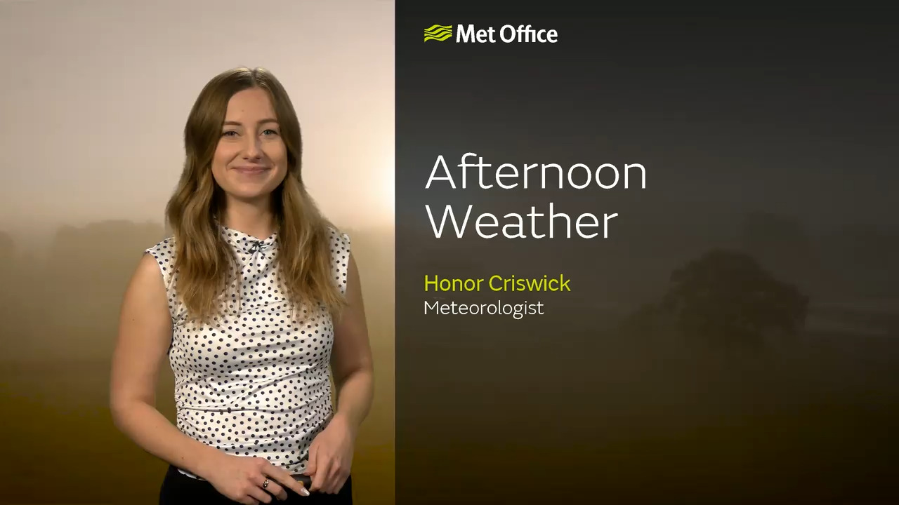 Met Office Thursday Afternoon Weather Forecast 16/01/2025