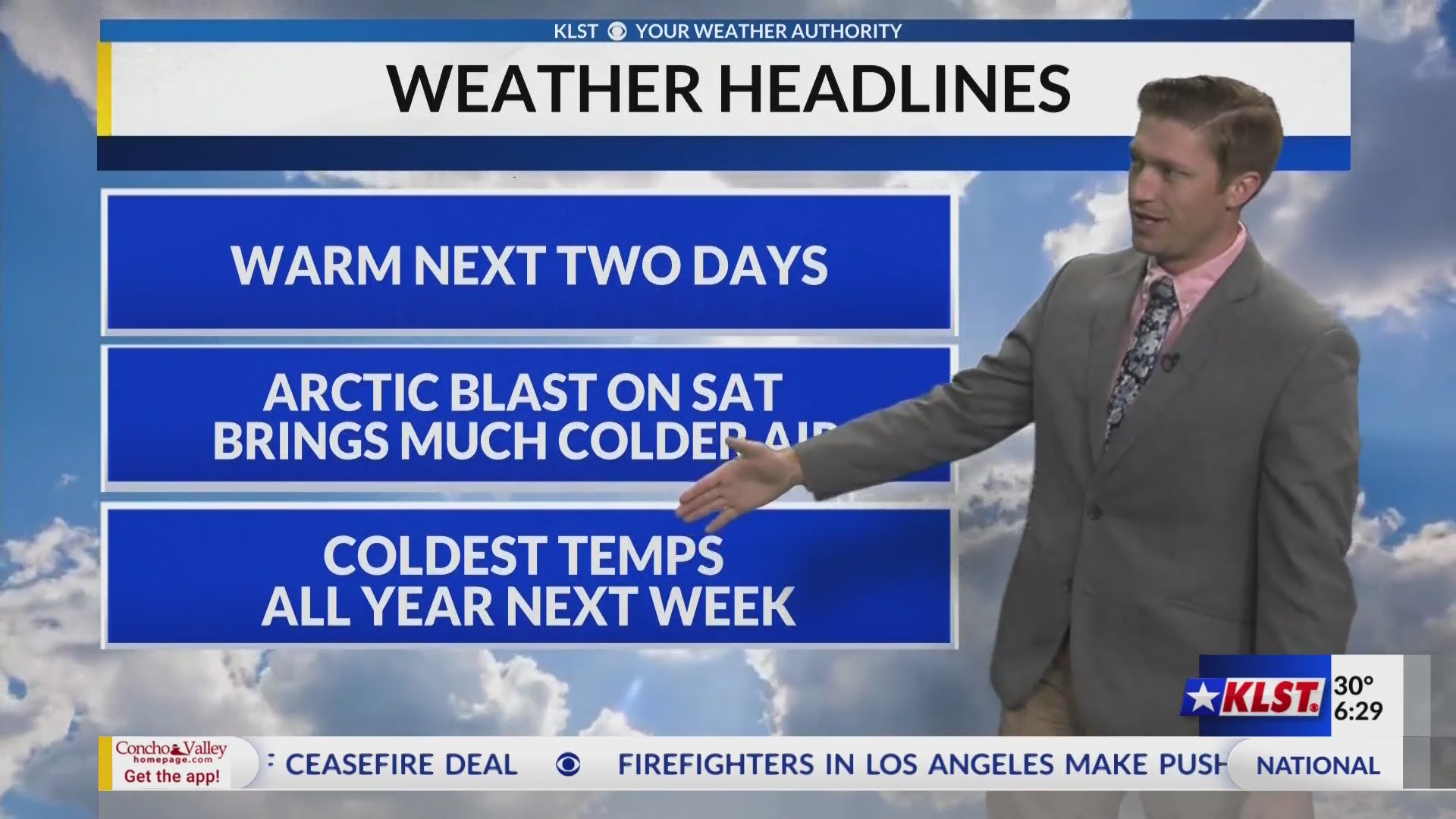 KLST Morning Forecast W/ Jake Gilson (16 Jan 2025)