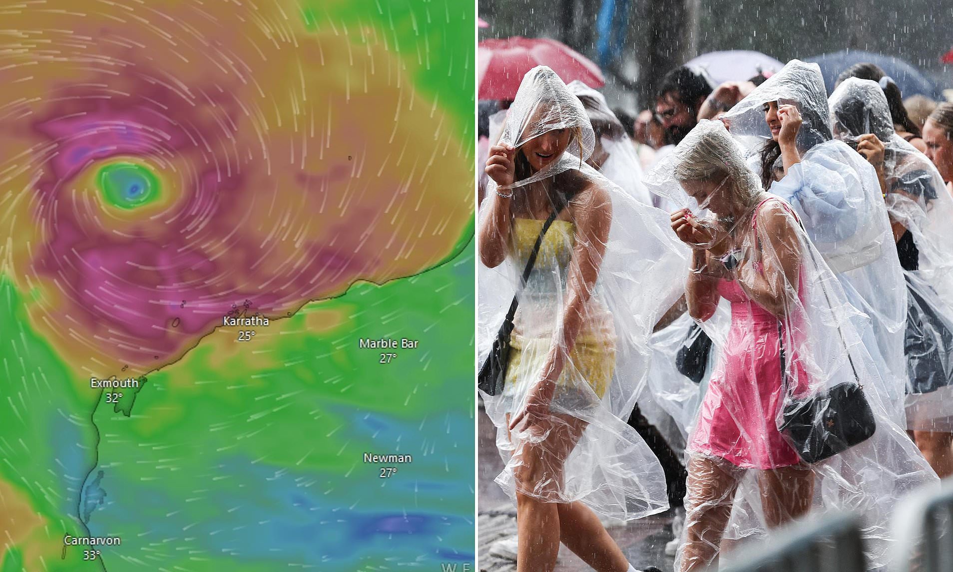 Aussie state on cyclone alert as a week of wild weather continues