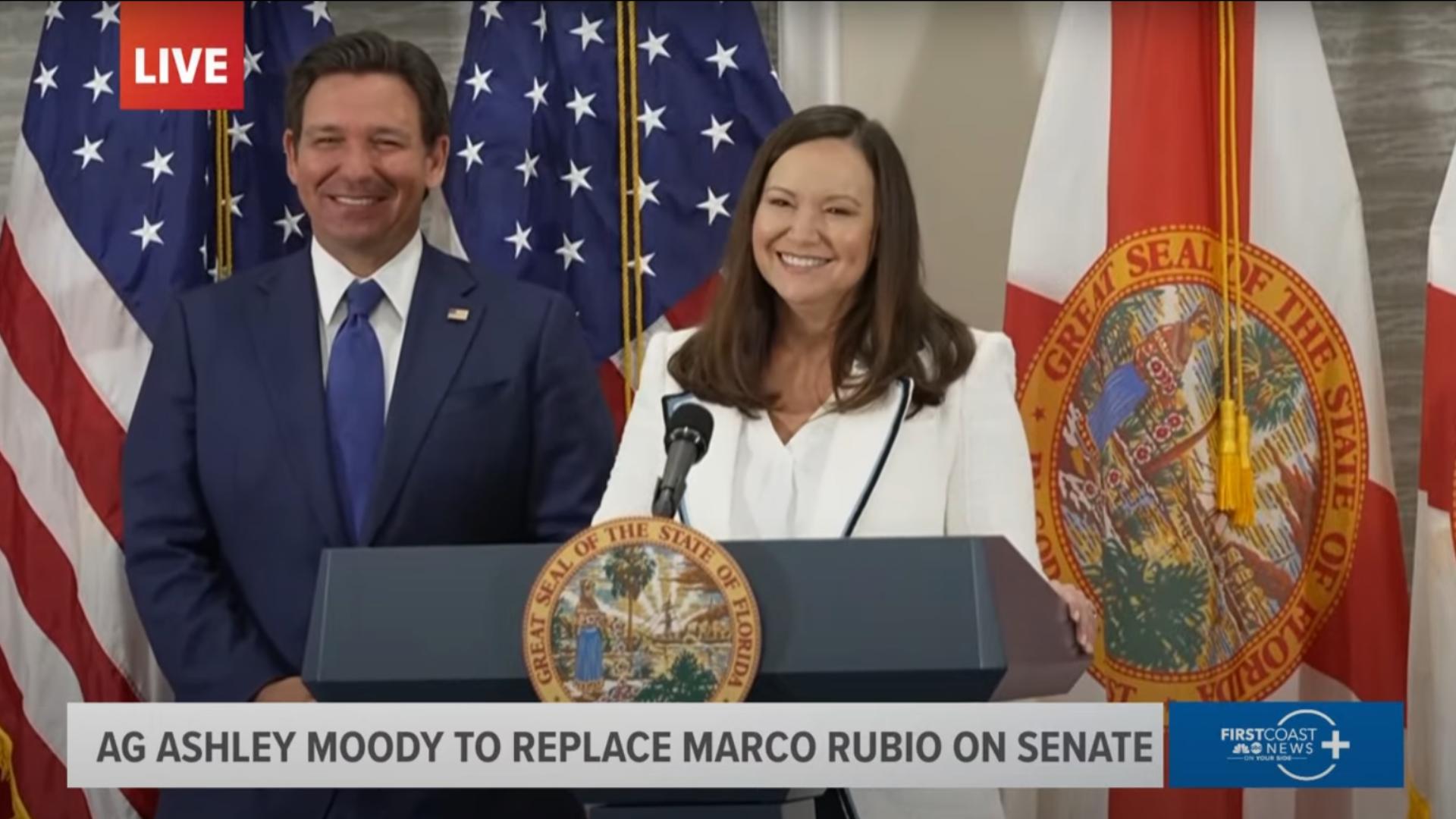 FULL: Gov. DeSantis appoints Florida AG Ashley Moody as US Senate ...