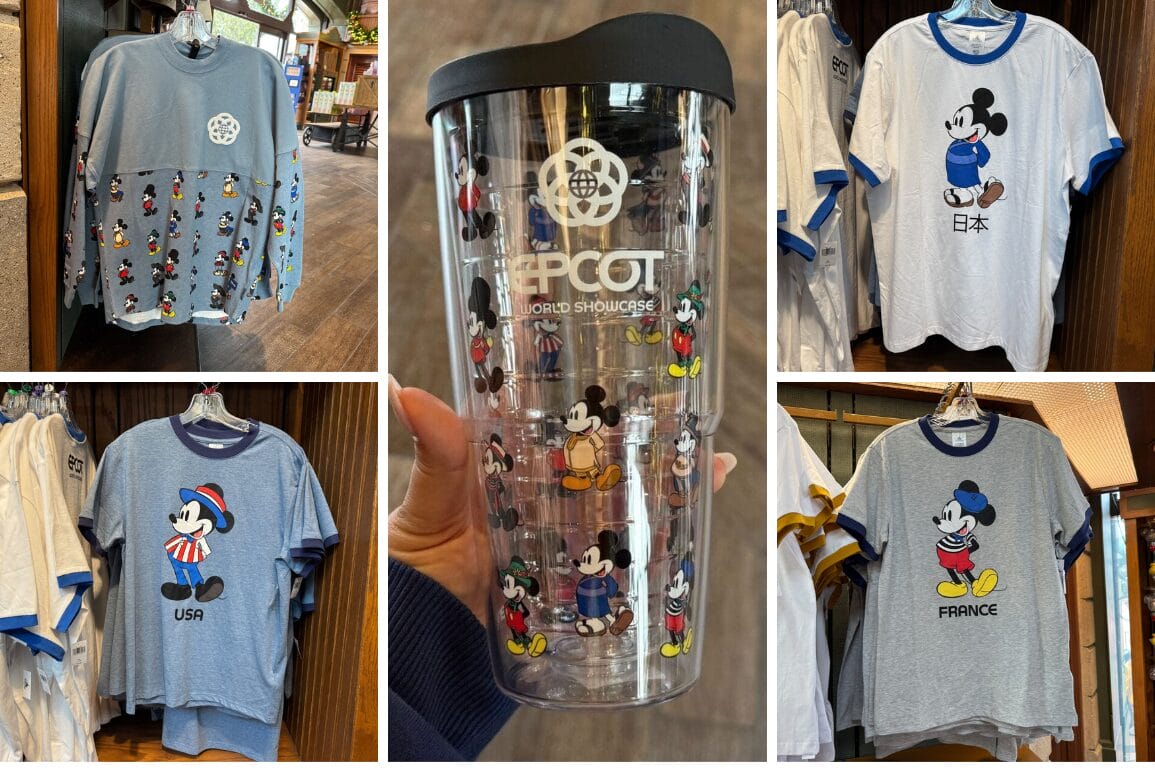 New Mickey Mouse World Showcase Collection Debuts at EPCOT