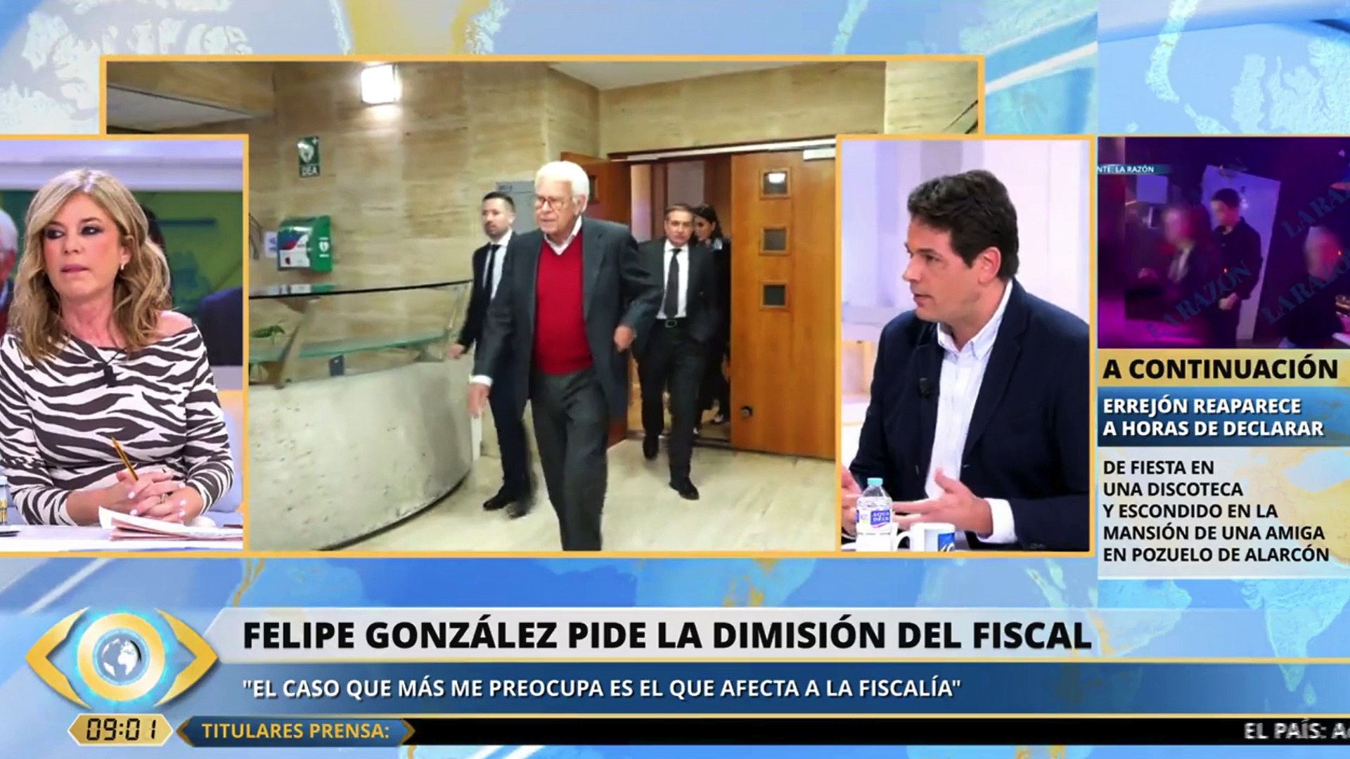 Monumental repaso de José María Olmo a Esther Palomera por defender la ...