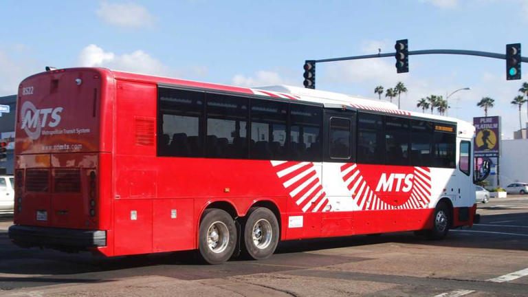 Pedestrian, 22, injured after being hit by MTS bus