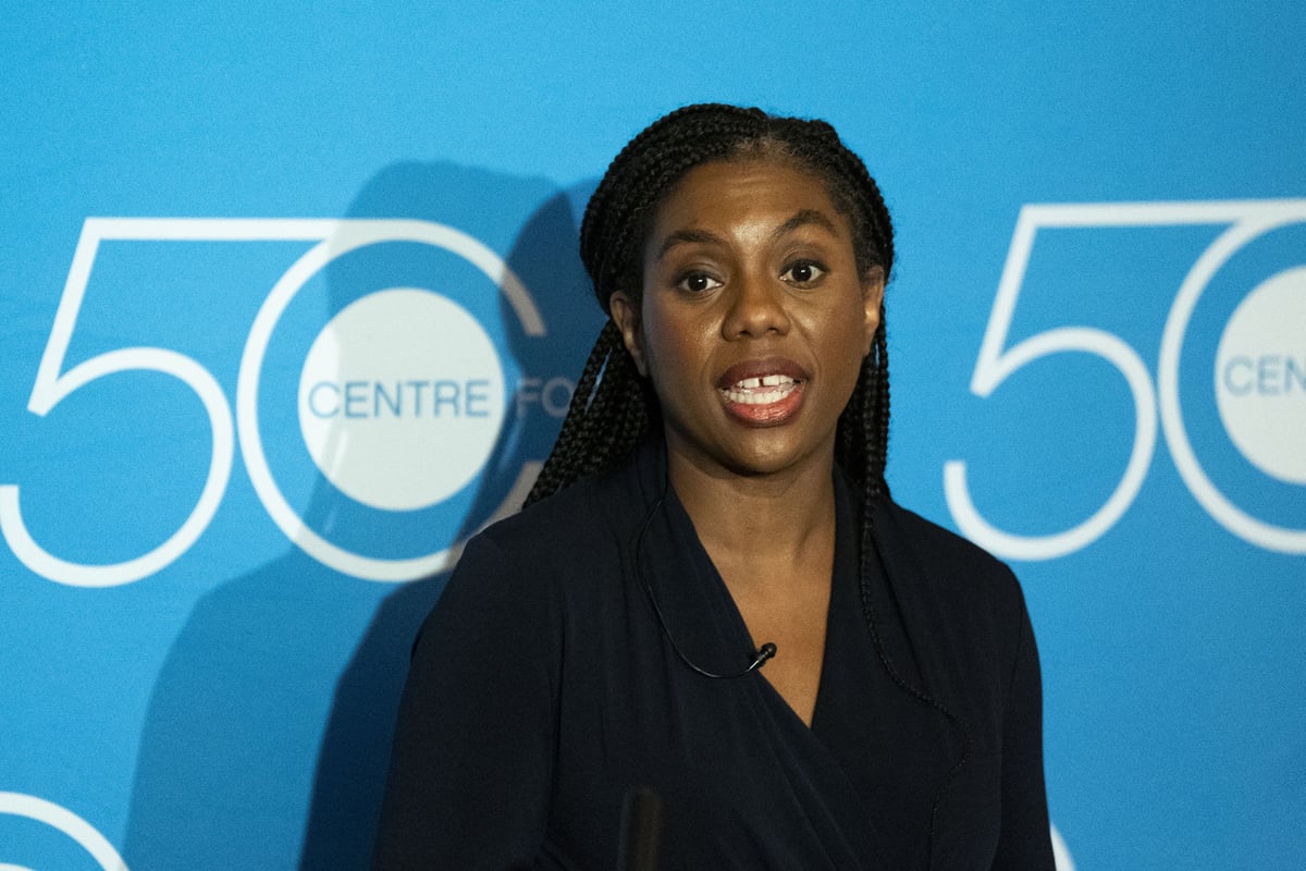Kemi Badenoch hits back at Nigel Farage and claims Rachel Reeves is ...