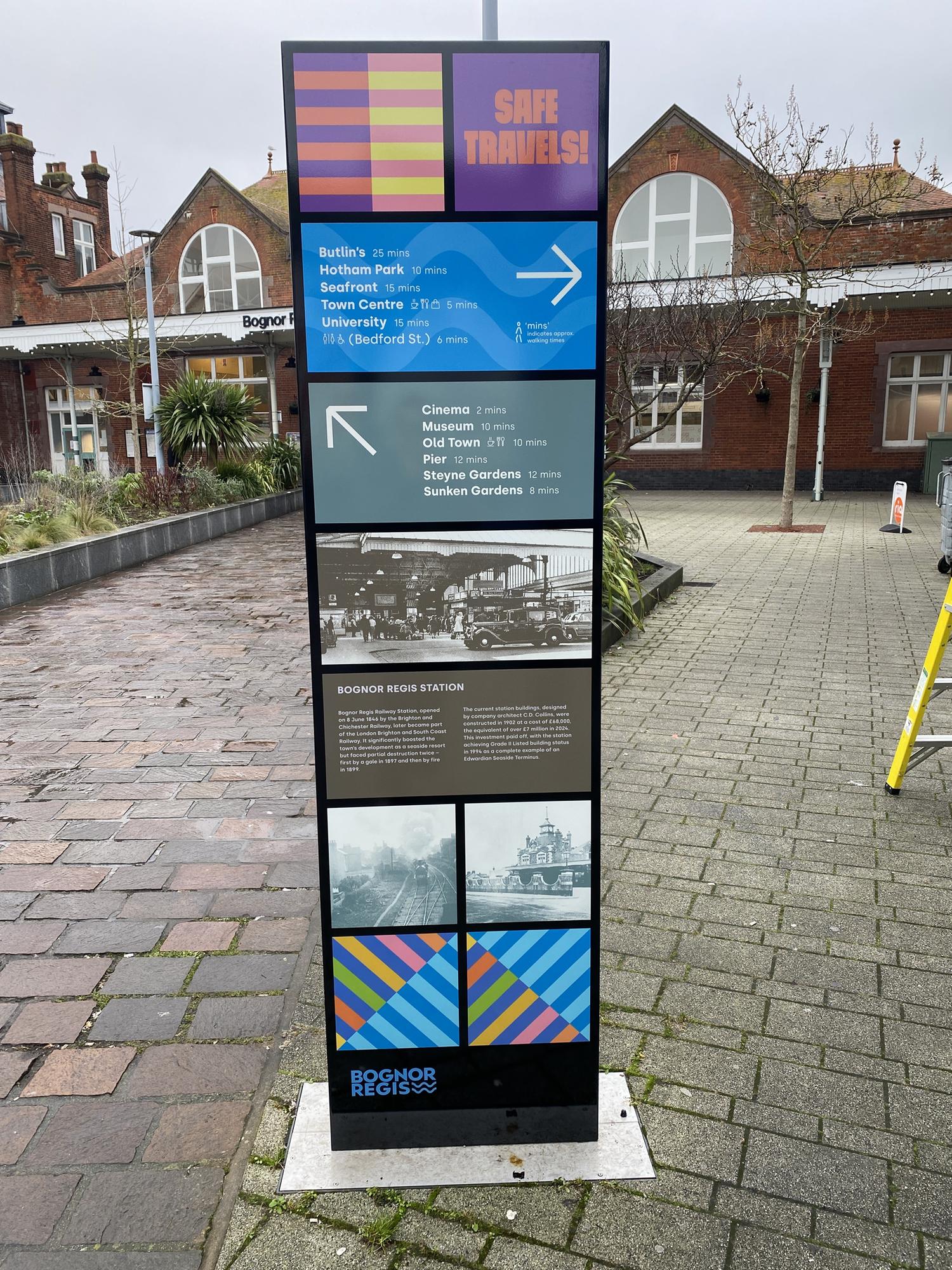 New wayfinding scheme introduced in Bognor Regis town centre