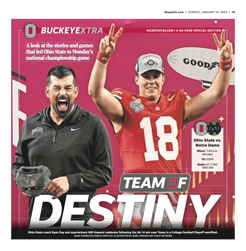 Columbus Dispatch Ohio State football news: Where to find championship ...