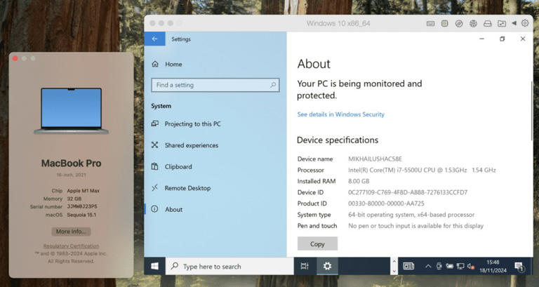 Parallels porta i sistemi operativi x86 su Mac Apple Silicon