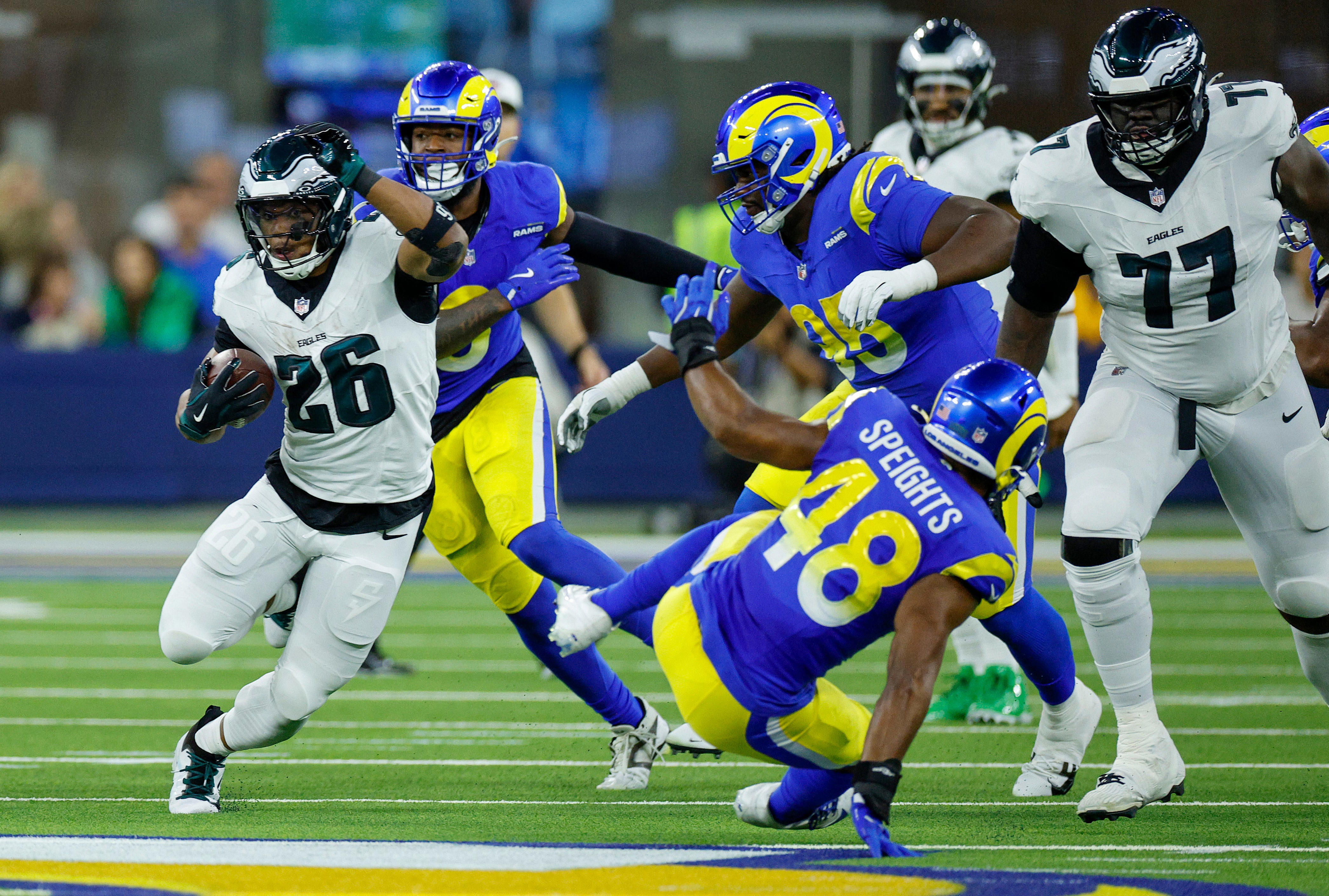 What channel is Eagles vs Rams NFL divisional playoff football game on ...