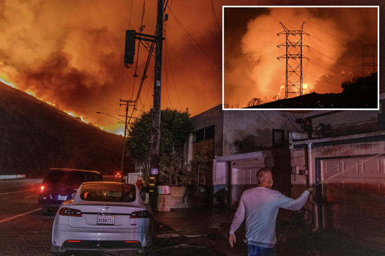 Power company defends keeping transmission lines open ahead of LA fires ...