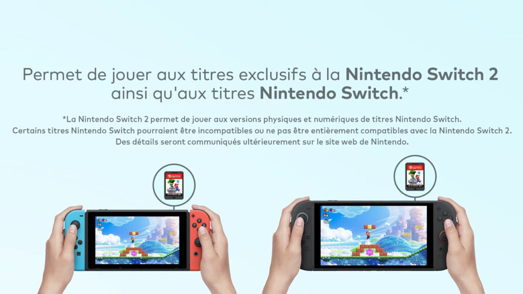 Comment marche la compatibilité de la Switch 2 avec les jeux de la ...