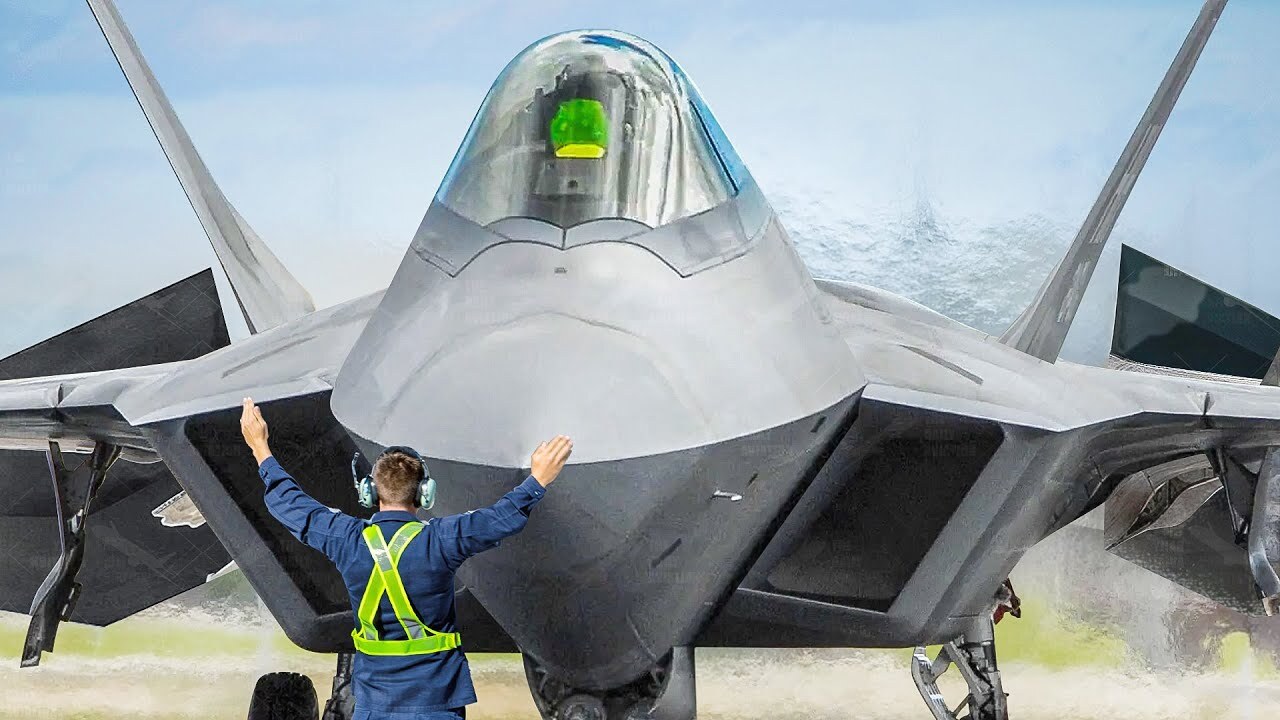 Starting Monstrously Powerful US Stealth Fighter Jet
