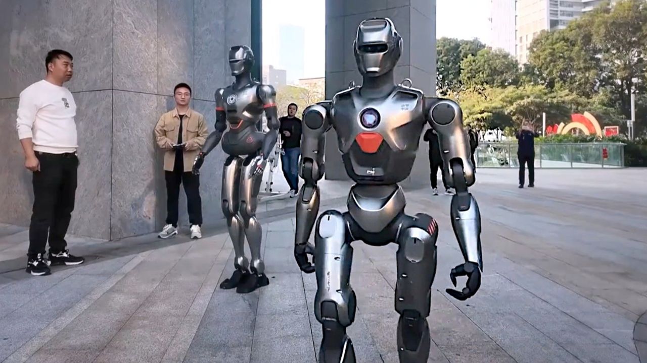 Robot with human-like walk taking a stroll in China stuns experts