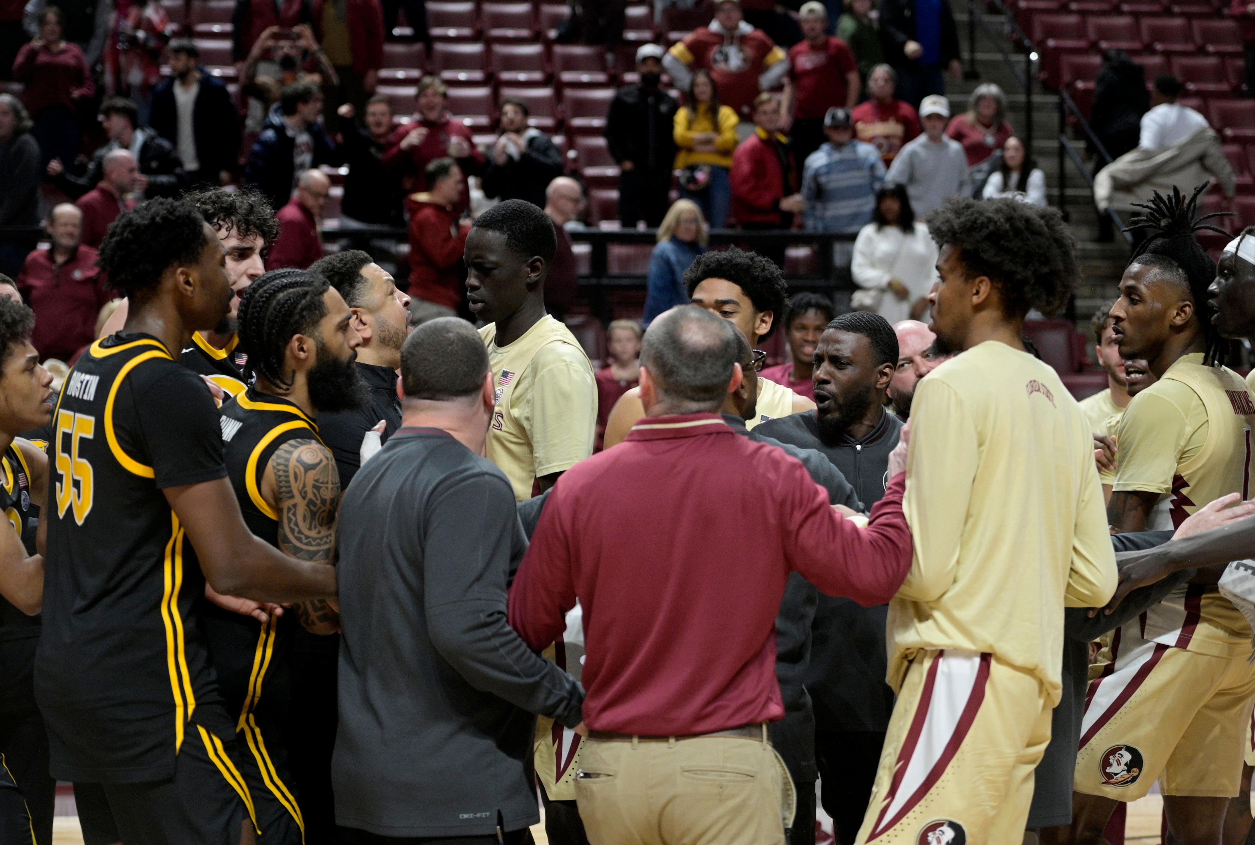 FSU basketball, Pittsburgh Panthers get heated after the game at Donald ...