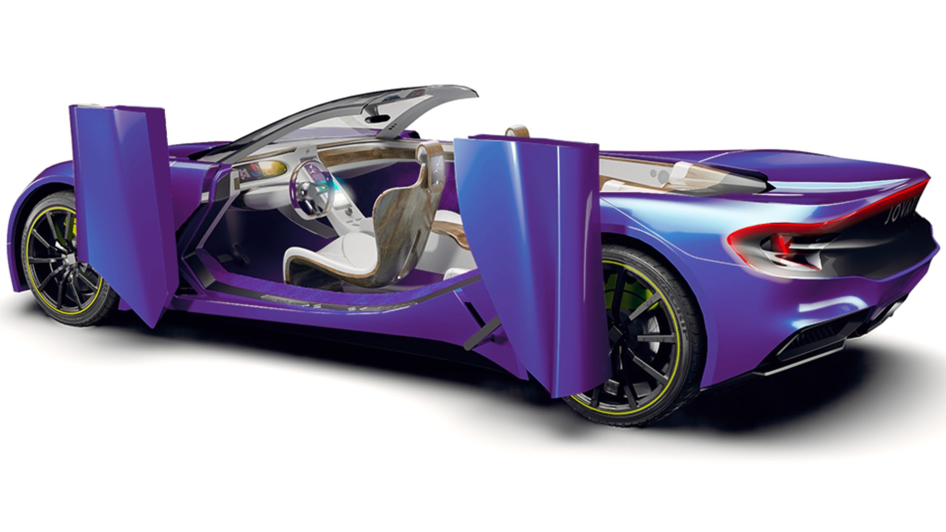 Photos: World's first four-door electric convertible hypercar hits 0 ...