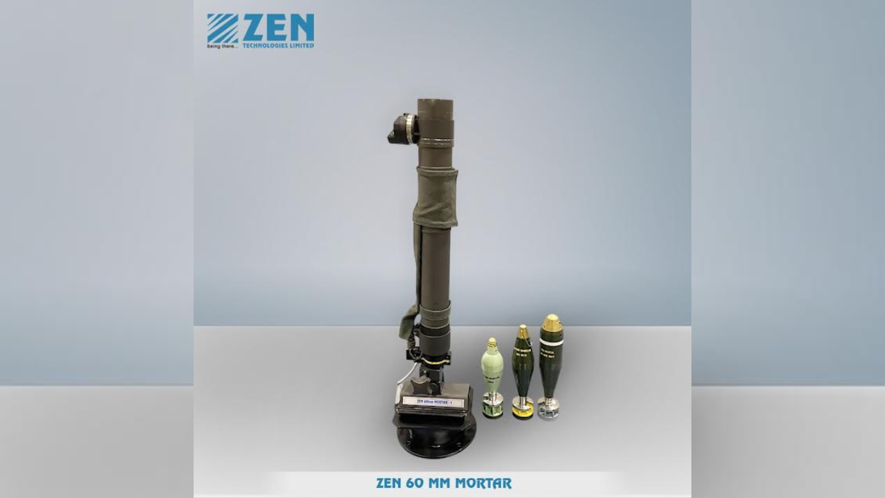 Zen Technologies gets design registration for its 60mm mortar training ...