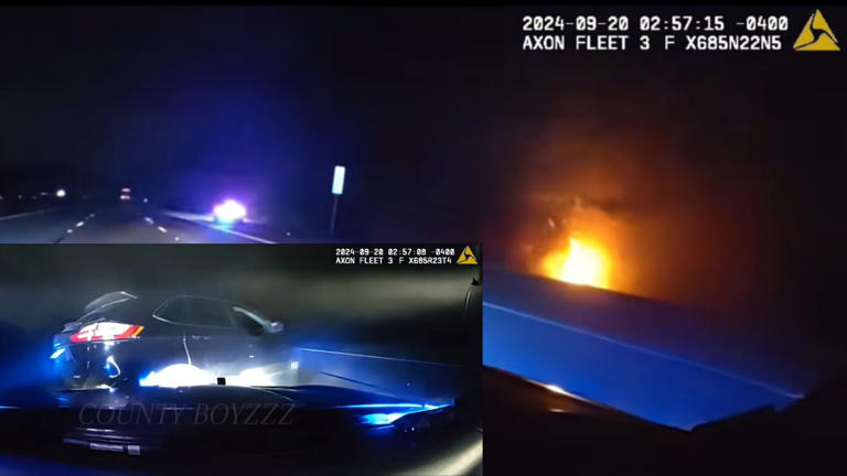 Great Balls Of Fire: Georgia Police Chase Comes To Fiery Conclusion