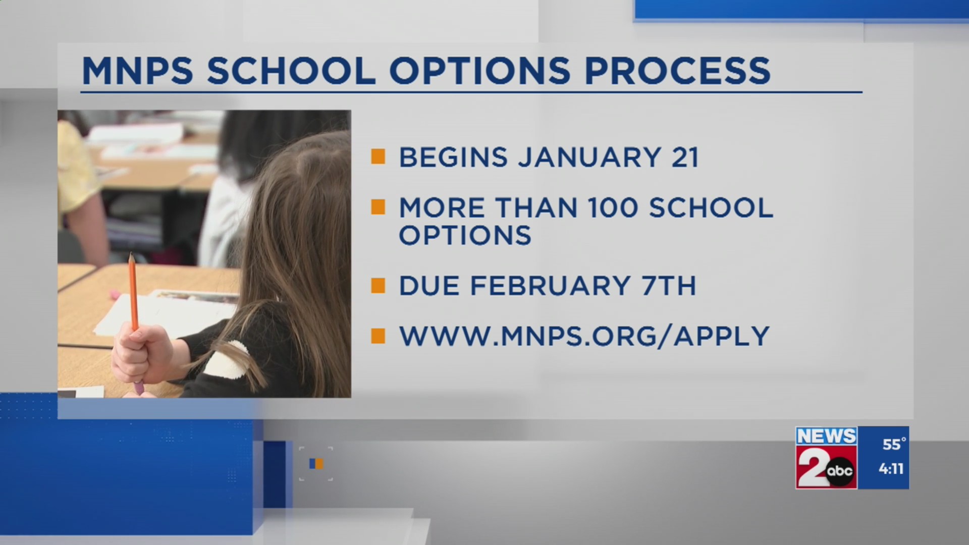 MNPS school options process begins Jan. 21