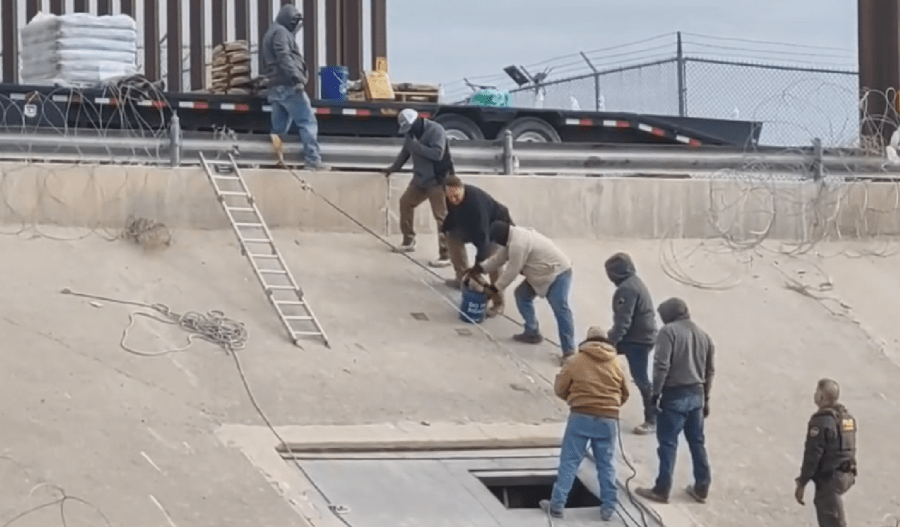 Border Report Live: US begins filling in cross-border tunnel