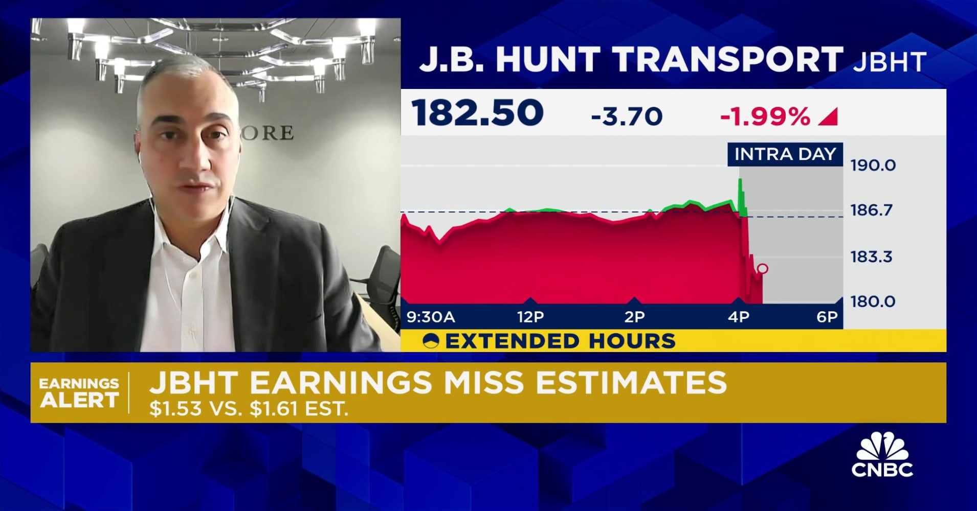 I'm concerned near-term for J.B. Hunt, says Evercore ISI's Jonathan ...