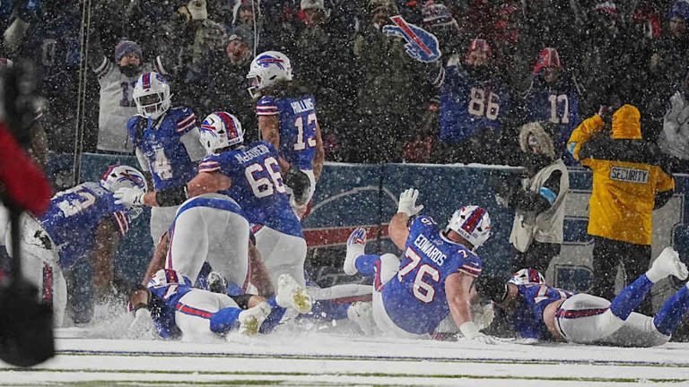 Buffalo Bills Baltimore Ravens AFC Divisional game time and weather update