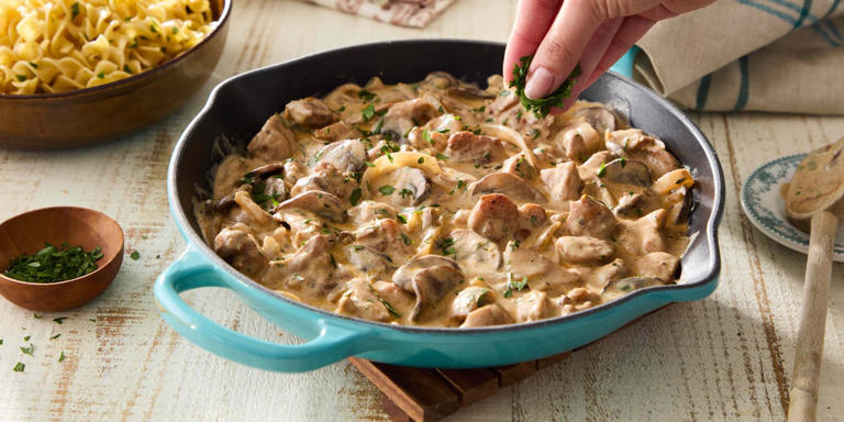 Ree Drummond's chicken stroganoff is a cozy twist on the beef classic
