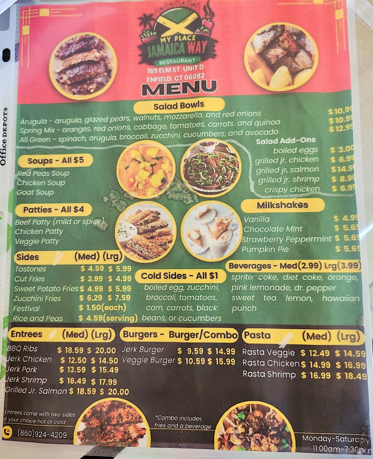 New Jamaican Restaurant Opens In Former Subway Location In Enfield