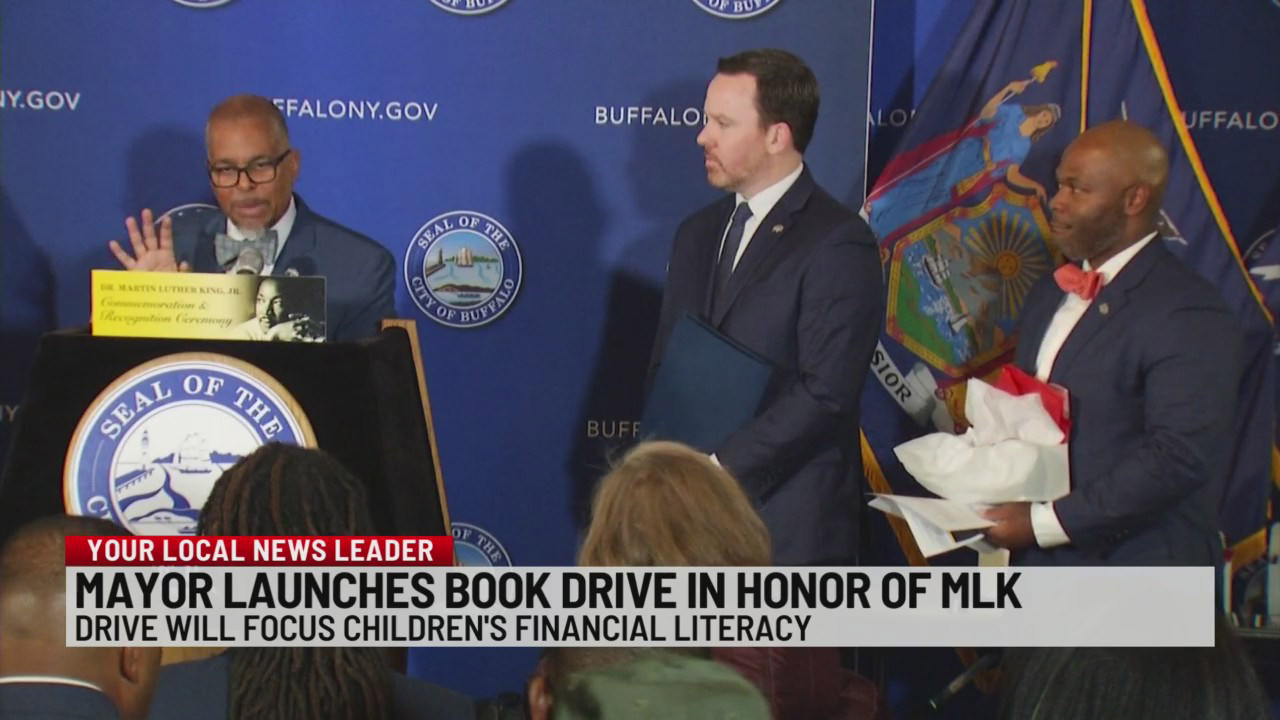 Acting Mayor of Buffalo Chris Scanlon launches MLK Jr. book drive Acting Mayor of Buffalo Chris Scanlon launches MLK Jr. book drive