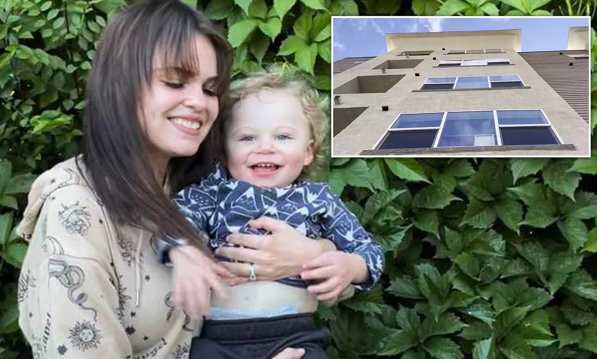 Toddler plunges to his death after being propped up at window