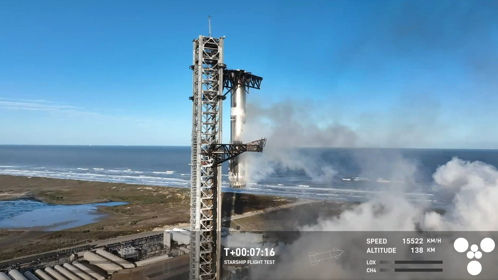 SpaceX makes incredible booster catch but loses rocket on seventh ... SpaceX makes incredible booster catch but loses rocket on seventh ...