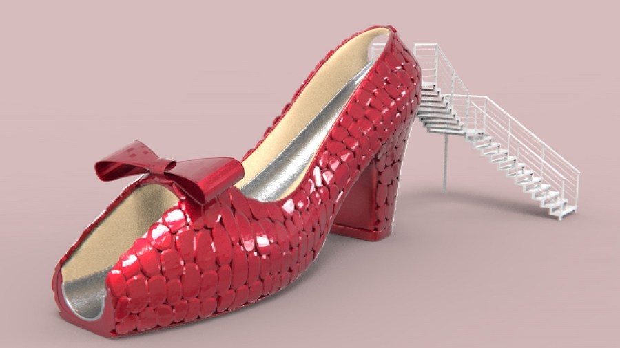 Giant Ruby Red Slipper Slide to be newest tourist attraction in SW Kansas