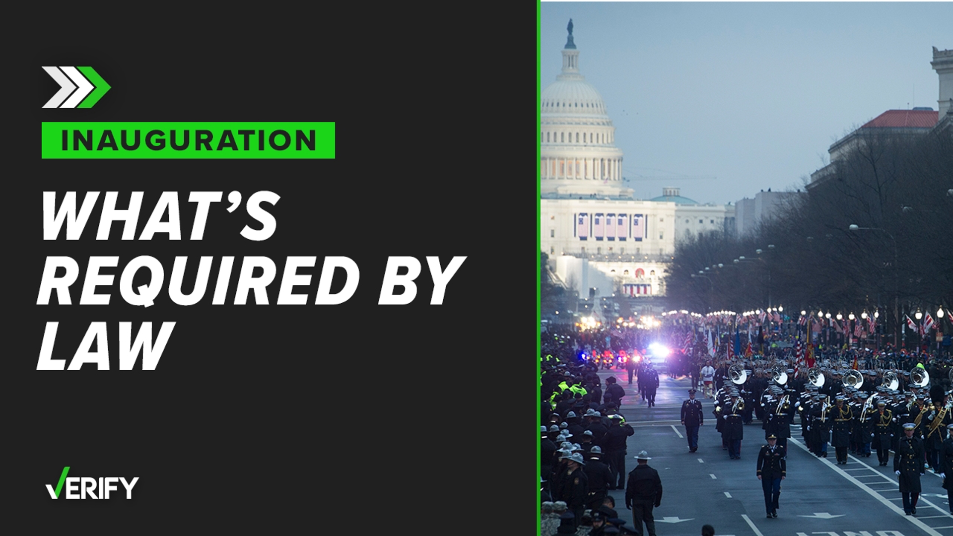 No, inauguration festivities are not legally required